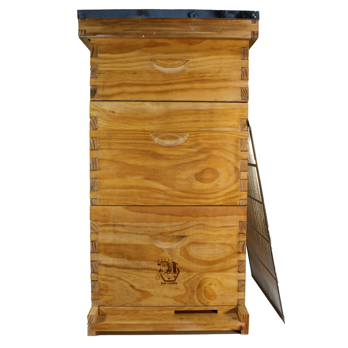 Bug Farmer™ 8 Frame Standard Double Deep Hive + Medium Honey Super – Bug Farmer Beekeeping